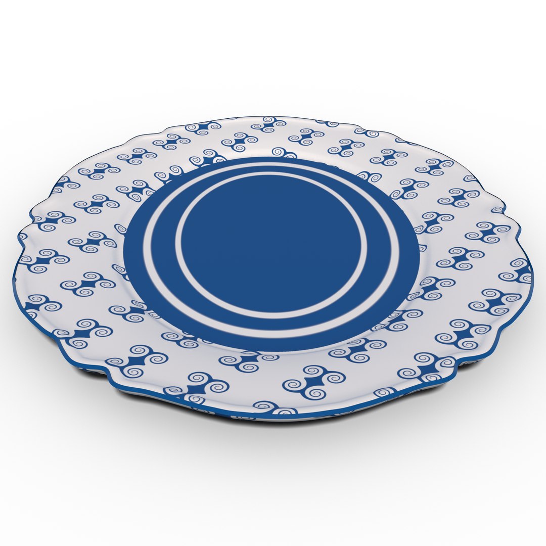 3D Plate Model - TurboSquid 2063113