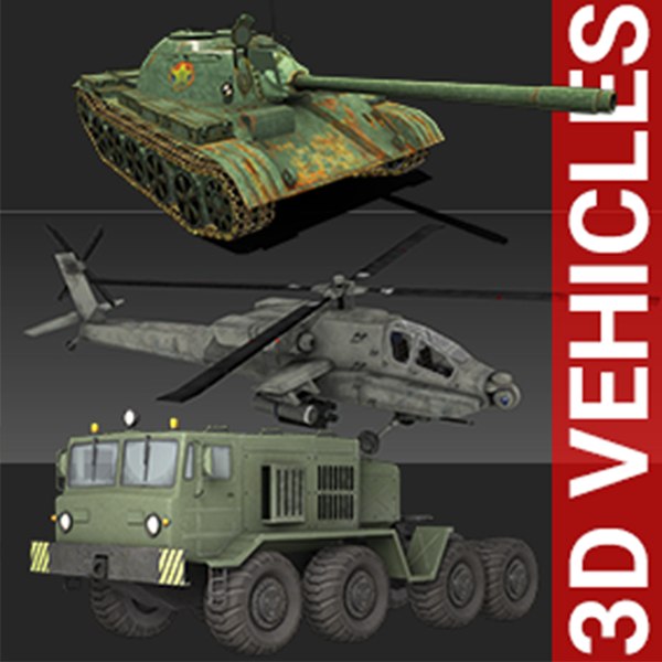 modelo 3d Colecciones de vehículos militares - TurboSquid 2131758