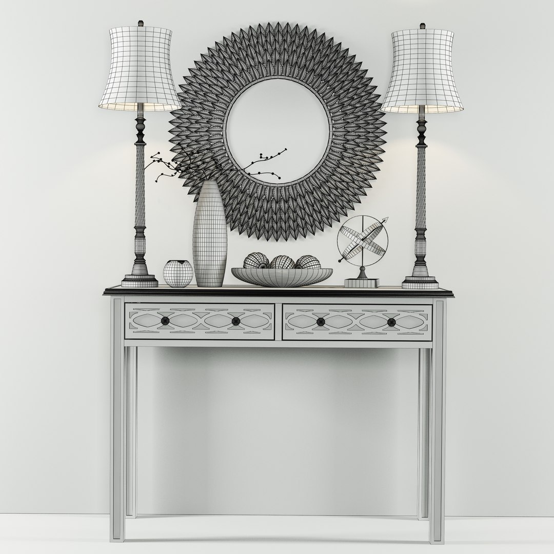 Table Mirror 3D Model - TurboSquid 1251468