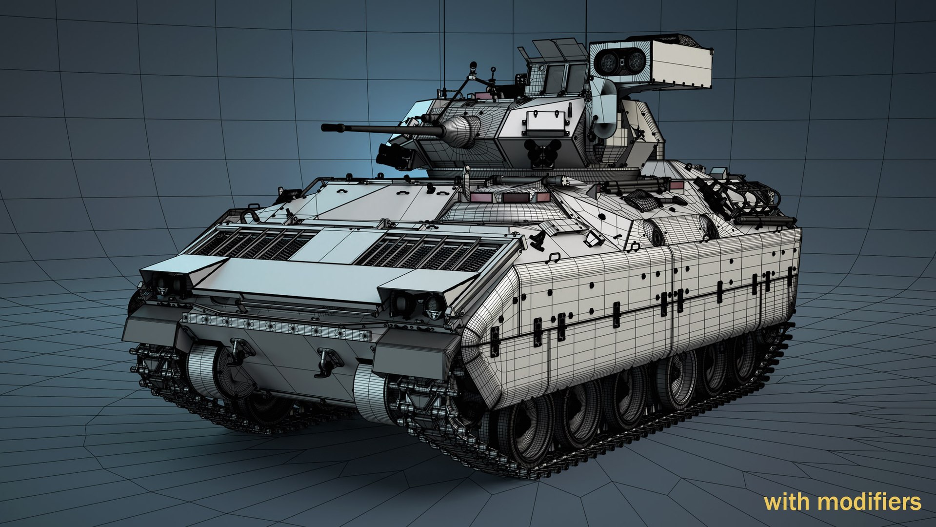 3D M2 Bradley IFV High-Poly - TurboSquid 2213727