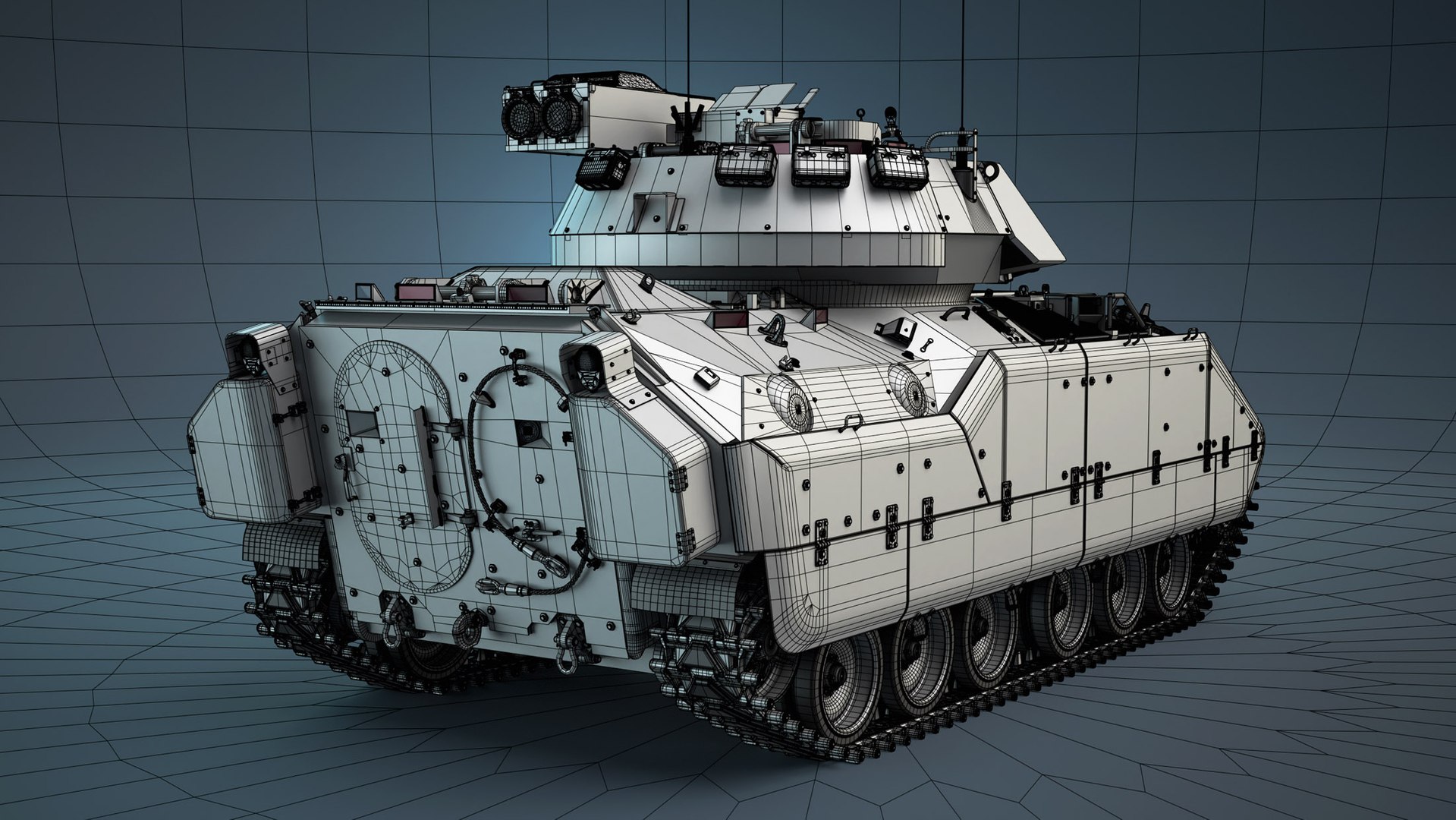 3D M2 Bradley IFV High-Poly - TurboSquid 2213727