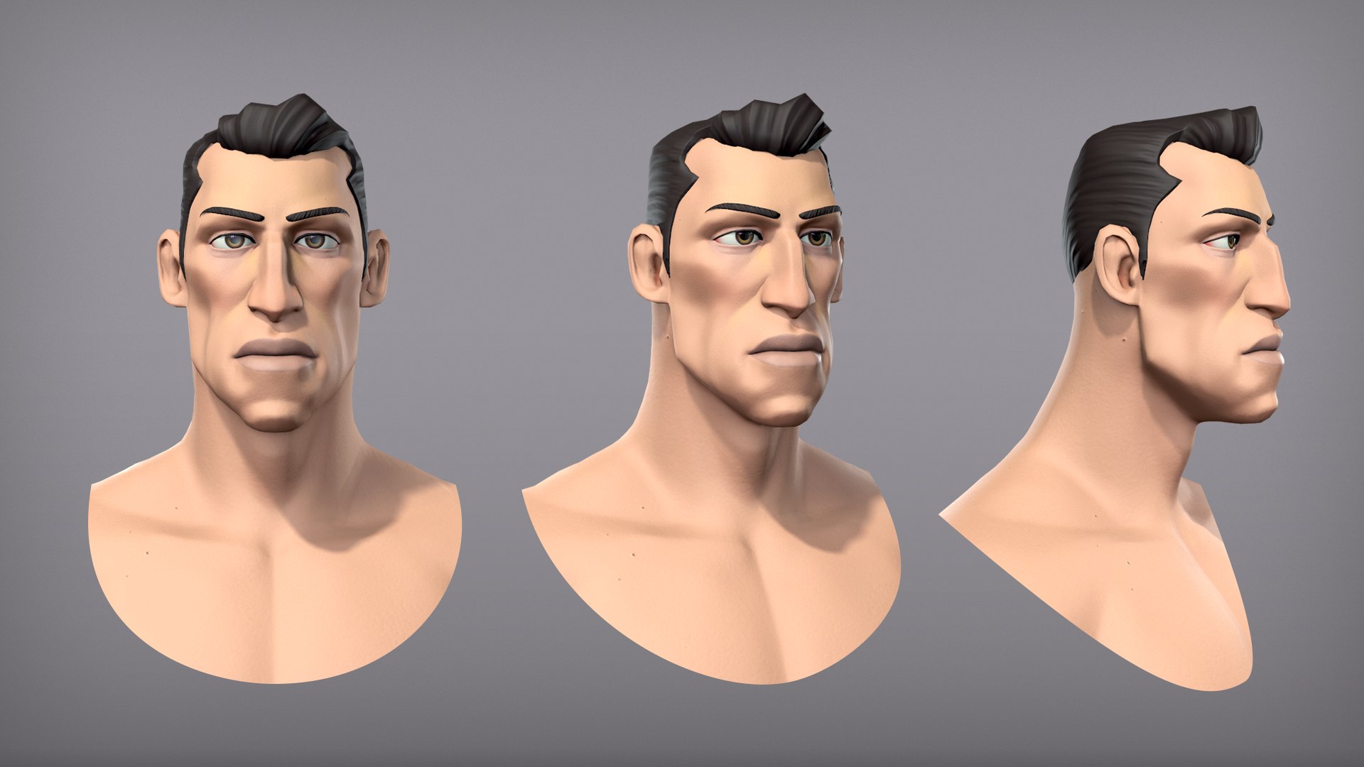 3D Cartoon Male Character Kian Base Mesh - TurboSquid 1786132