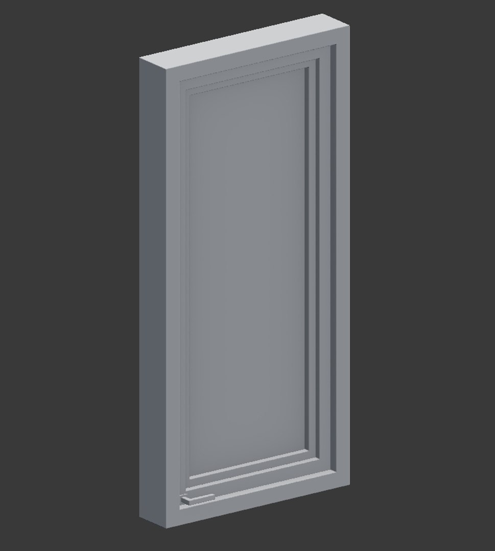 Modern Metal Glass Panel 3D Model - TurboSquid 1199084
