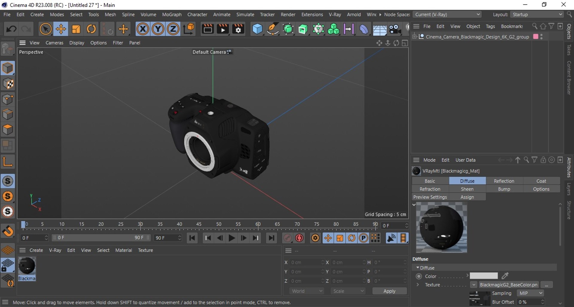 3D Cinema Camera Blackmagic Design 6K G2 Model - TurboSquid 2276345