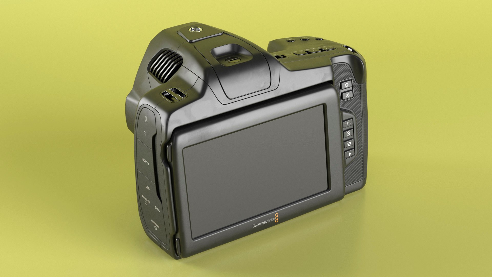 3D Cinema Camera Blackmagic Design 6K G2 Model - TurboSquid 2276345