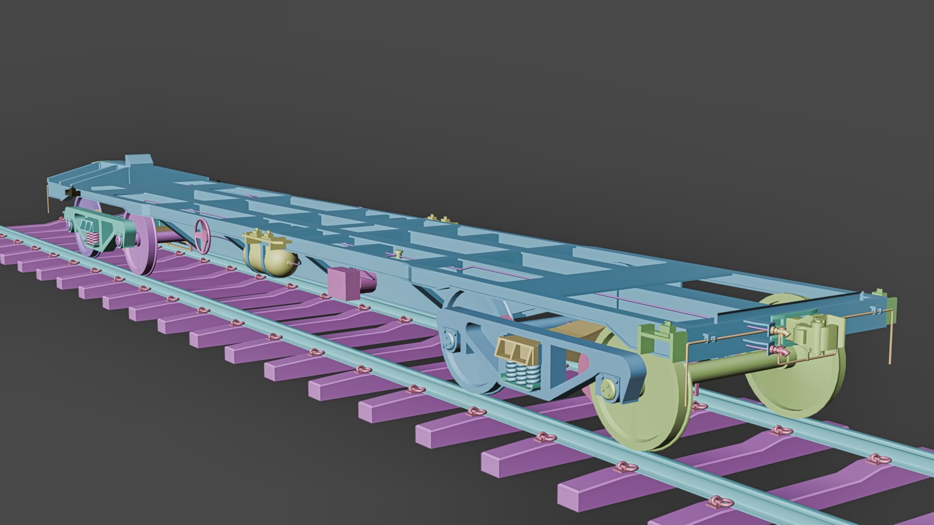 3D Indian Railways BLC-A Wagon Low-poly 3D Model Model - TurboSquid 2357694