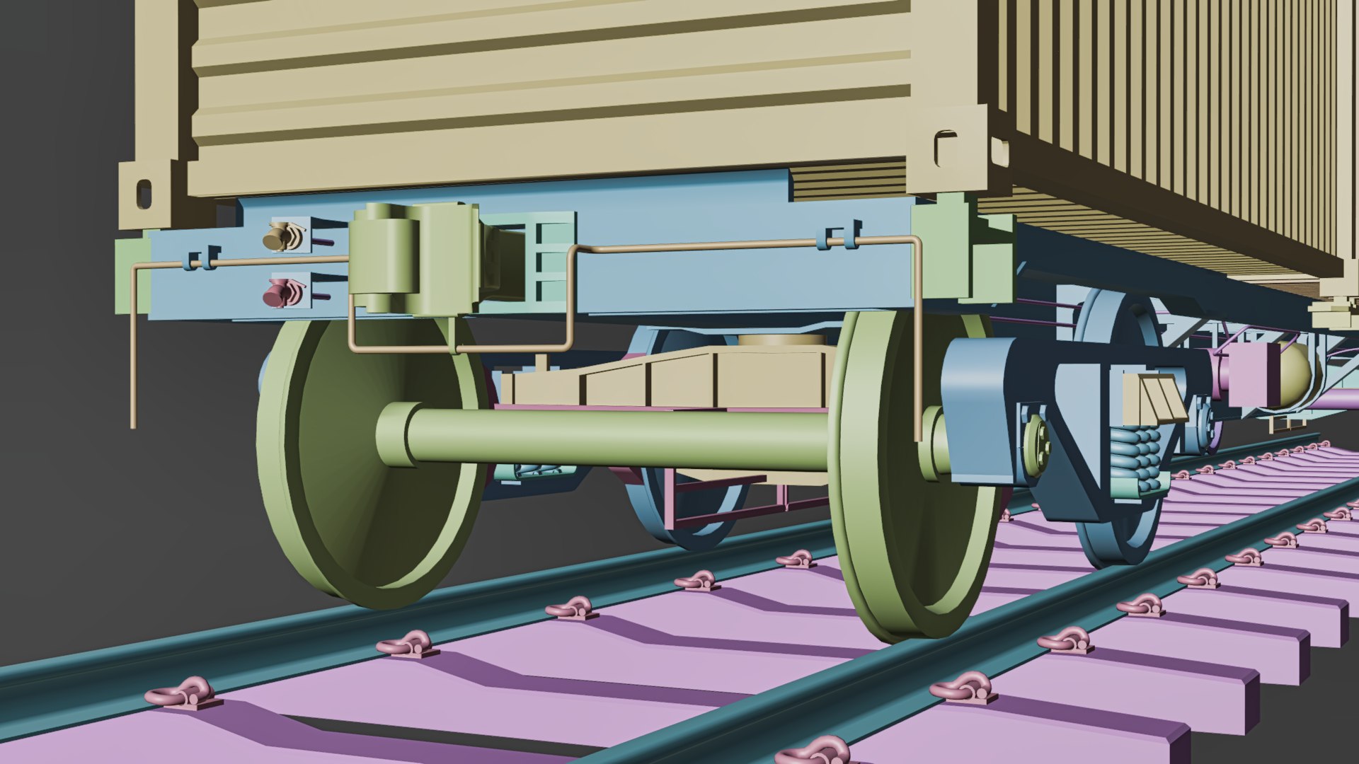 3D Indian Railways BLC-A Wagon Low-poly 3D Model Model - TurboSquid 2357694