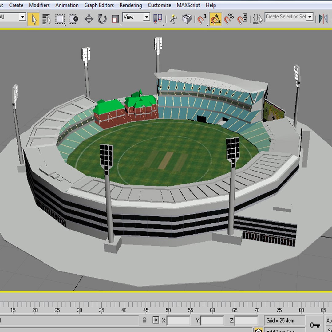 Cricket Stadium SCG 3D Model - TurboSquid 2252426