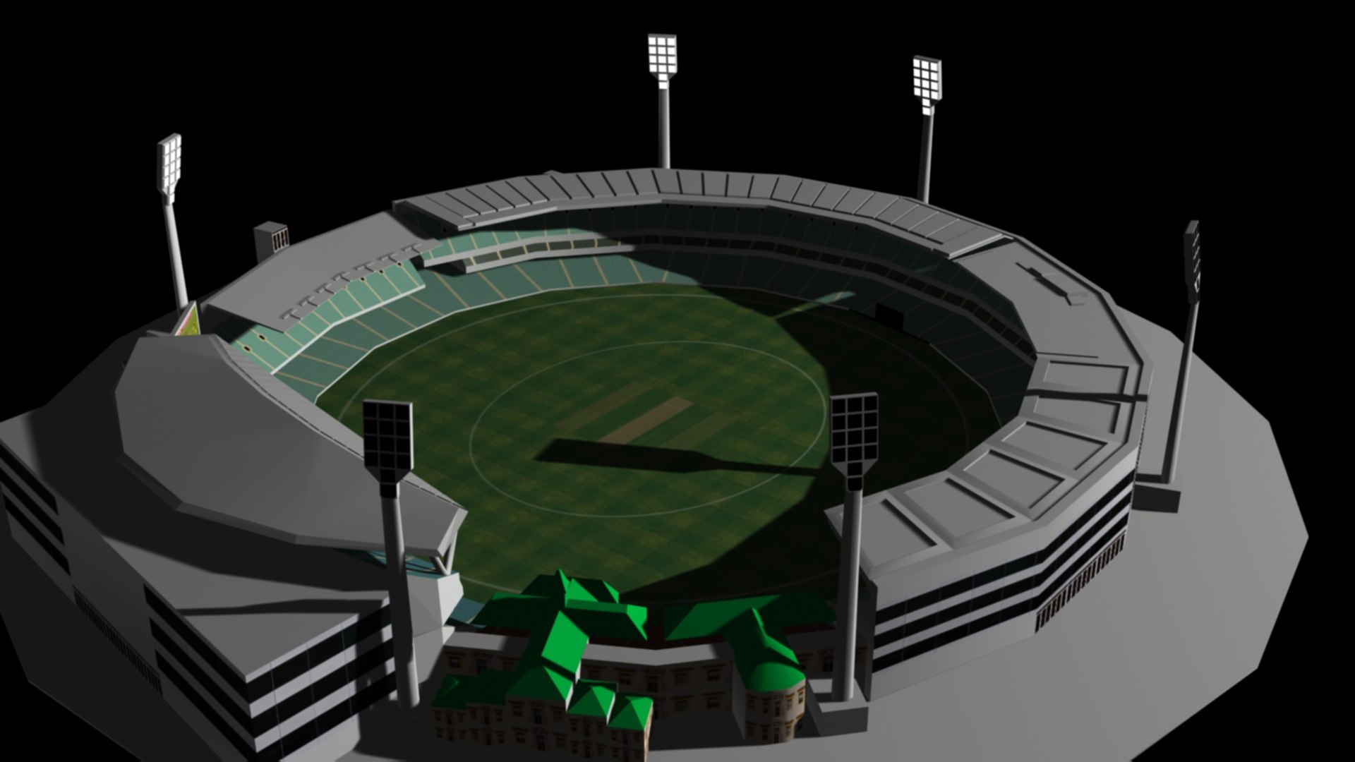 Cricket Stadium SCG 3D Model - TurboSquid 2252426