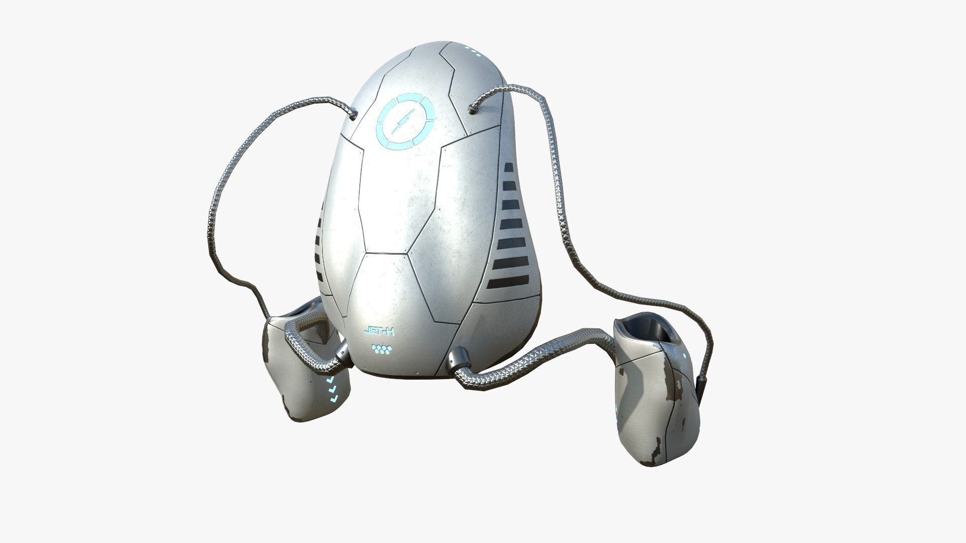 Jetpack H07 Light Steel - SciFi Character Design 3D Model - TurboSquid ...