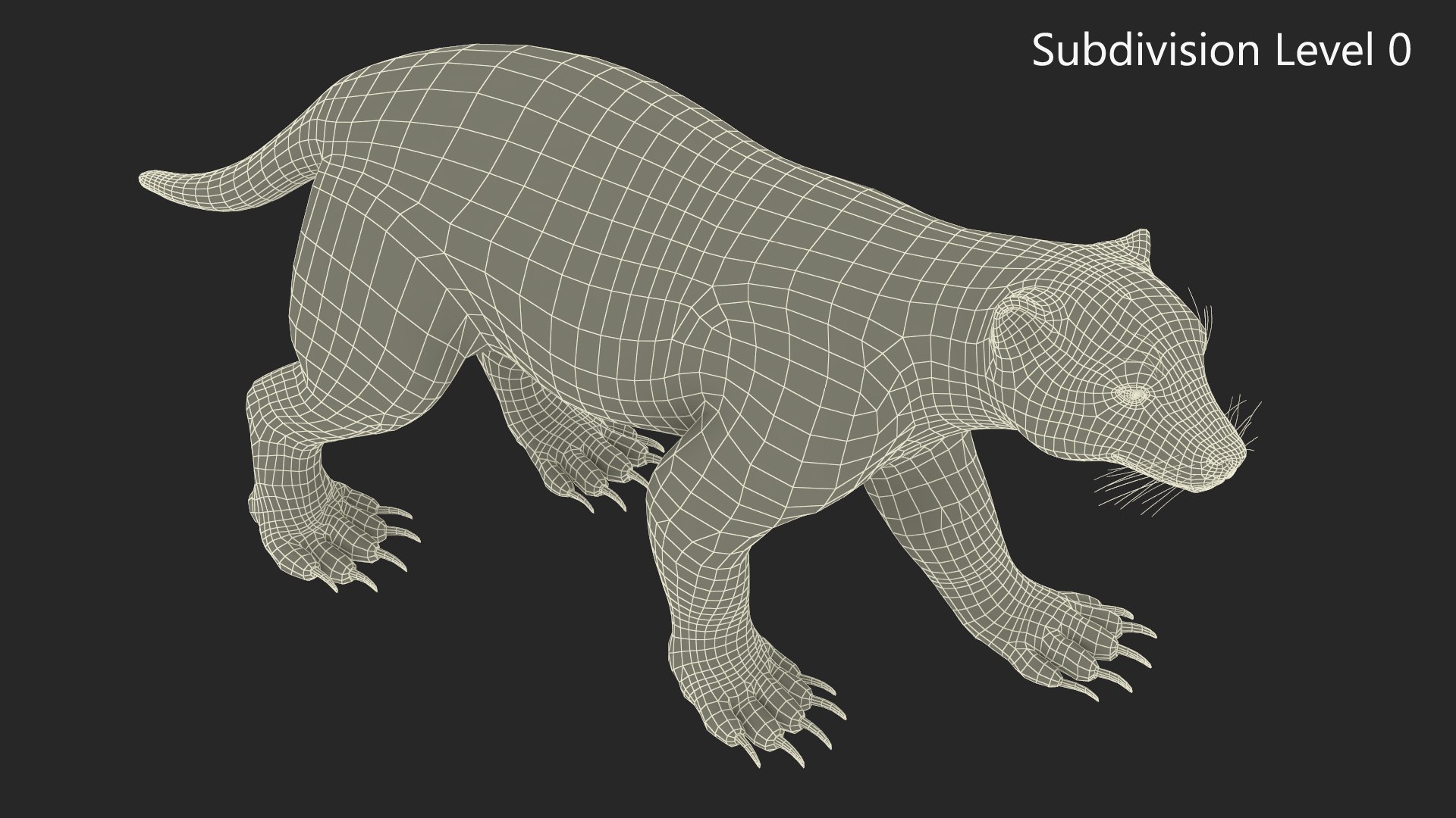 Wolverine Light Color Walking Pose model - TurboSquid 2130610