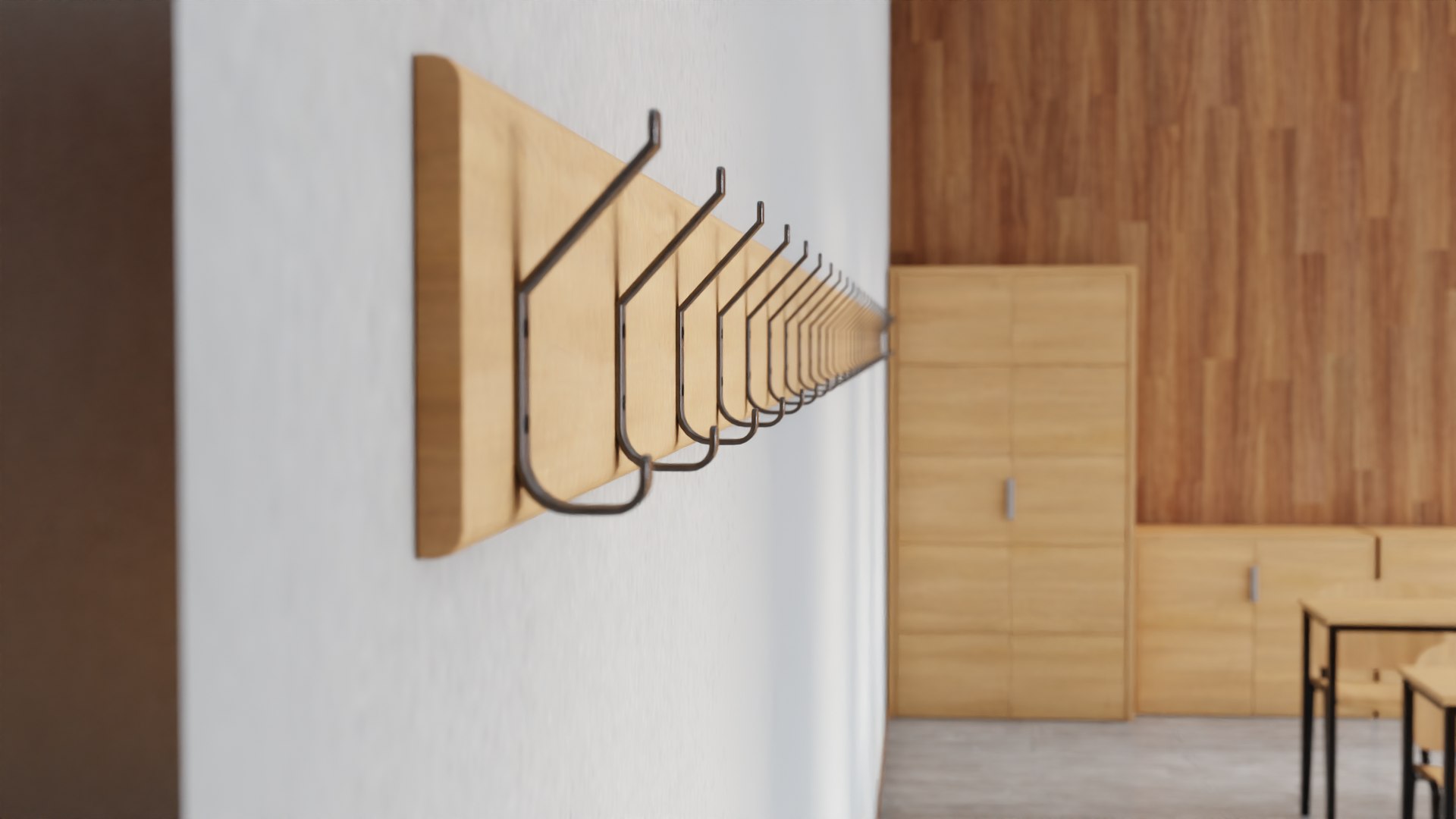 3D Modern Classroom Interior Architecture Model - TurboSquid 1655497