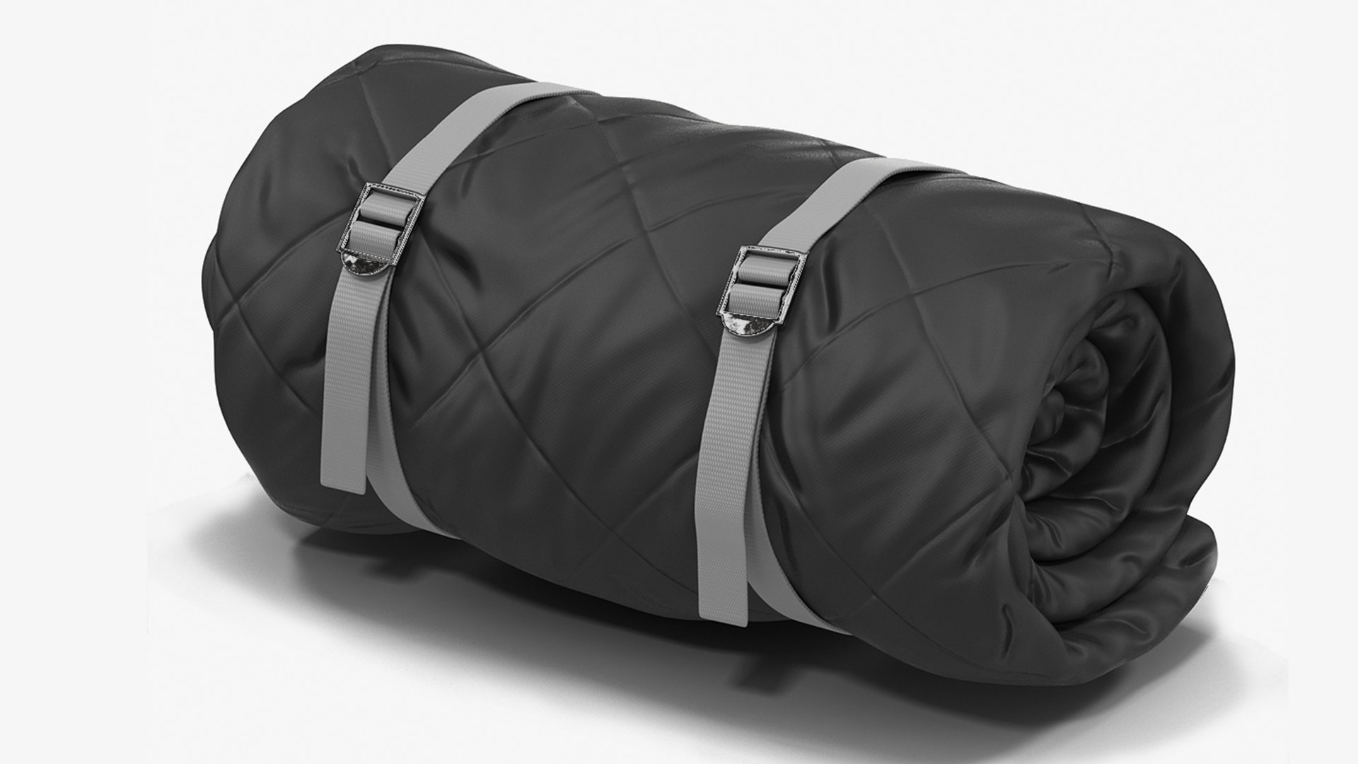 rolled sleeping bag