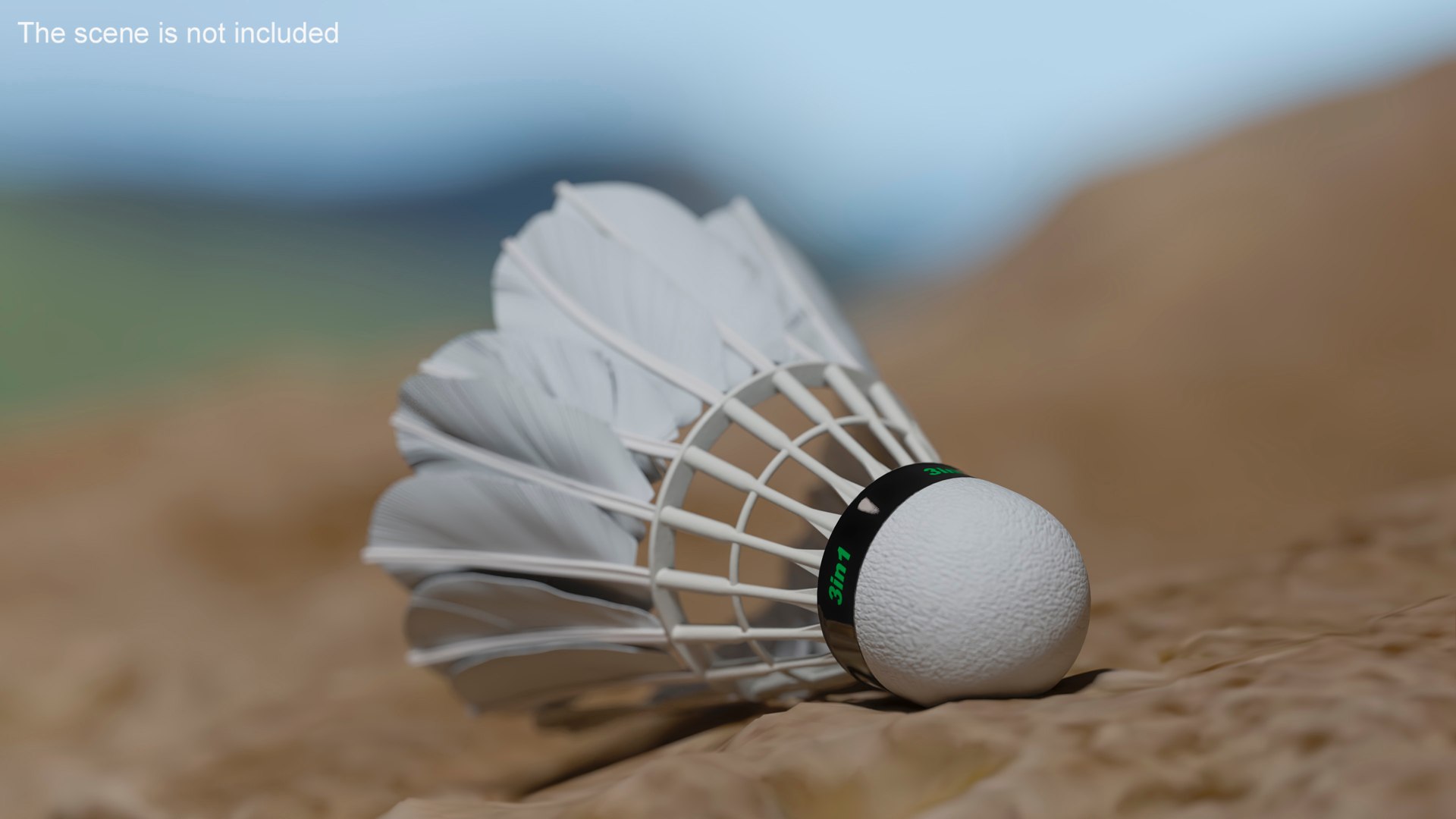Badminton Feather Shuttlecock New Model - TurboSquid 2191664
