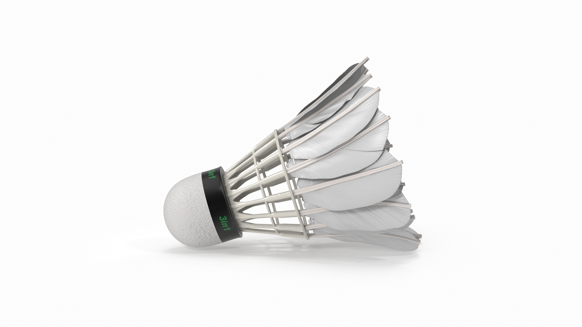Badminton Feather Shuttlecock New Model - TurboSquid 2191664