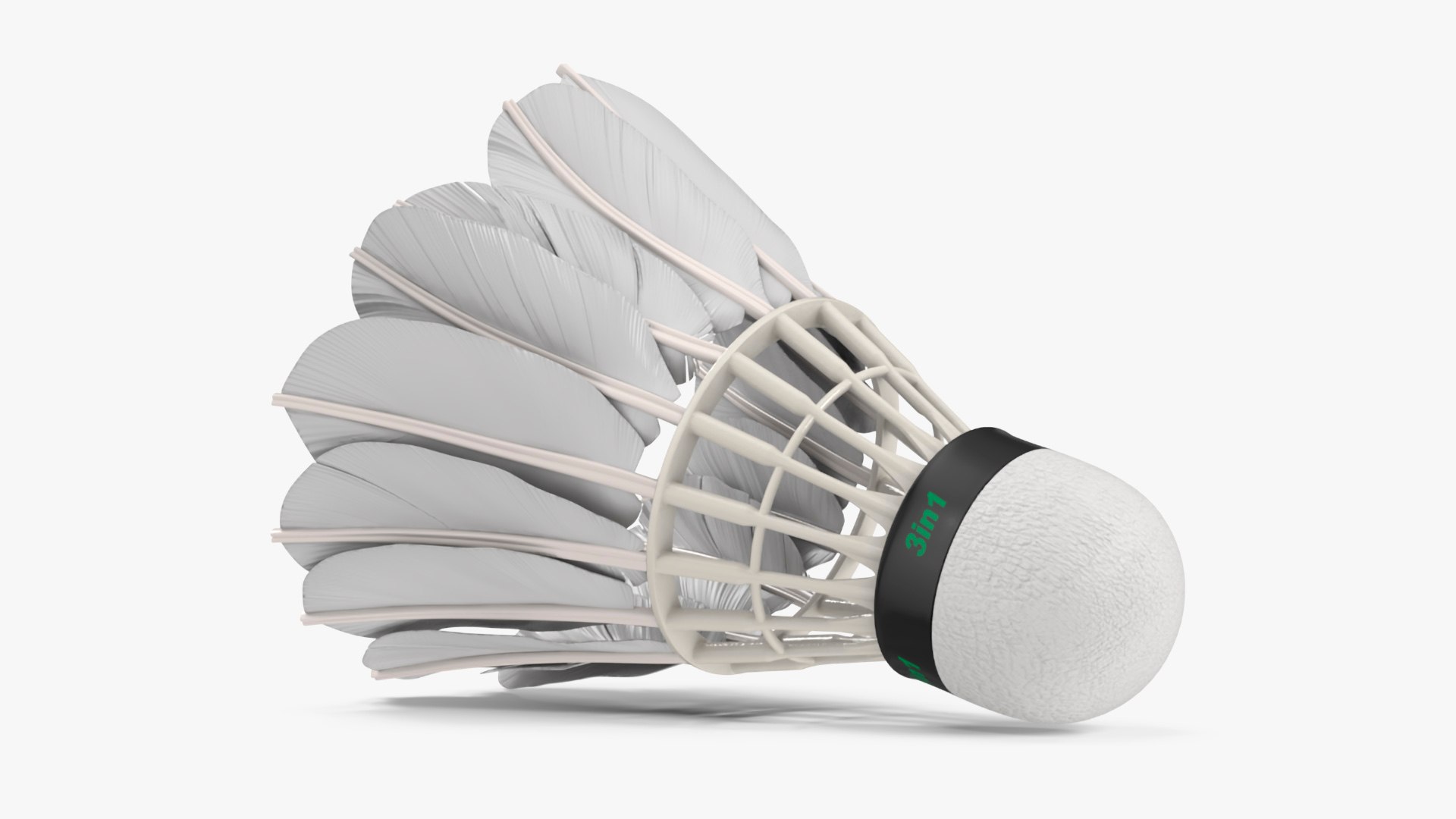 Badminton Feather Shuttlecock New Model - TurboSquid 2191664