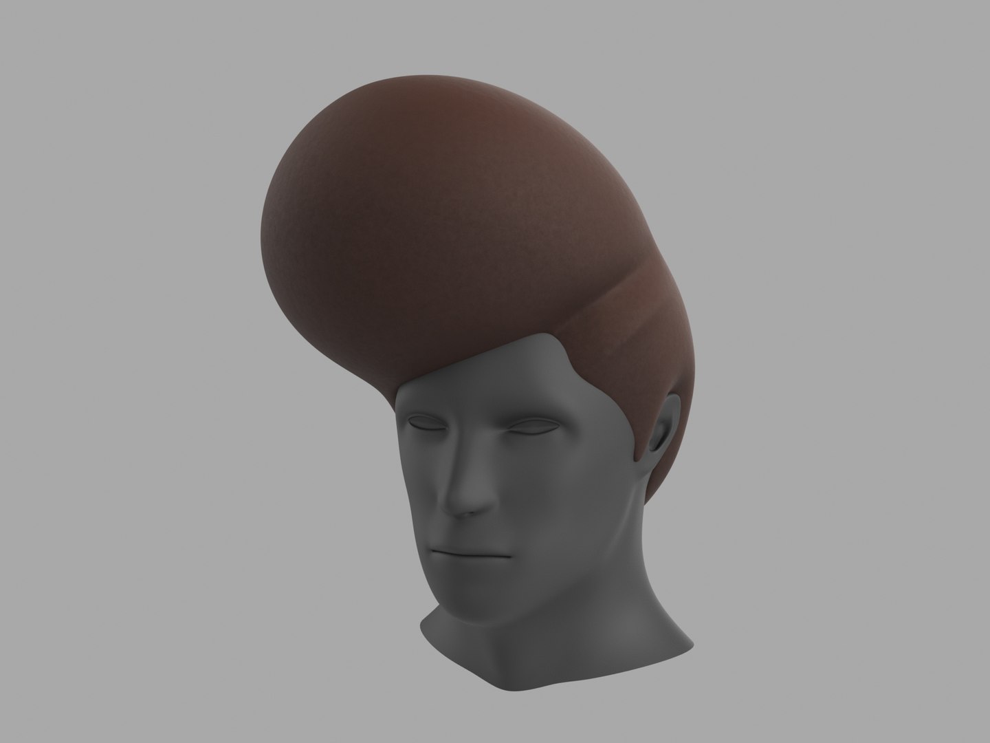 3D Hair Wig Hairstyle Model - TurboSquid 1607877
