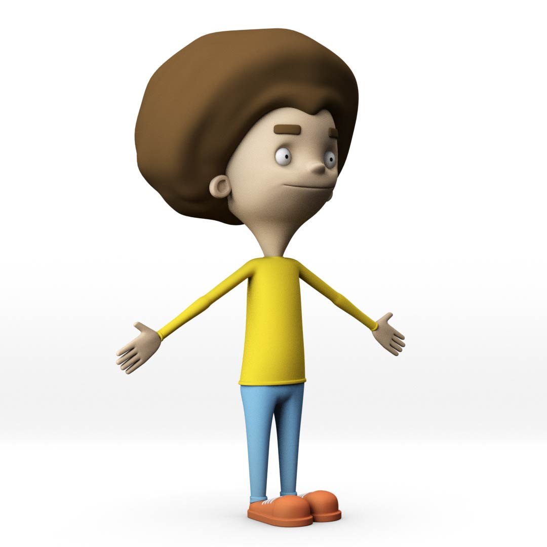 Character Child Human 3D Model - TurboSquid 1556256