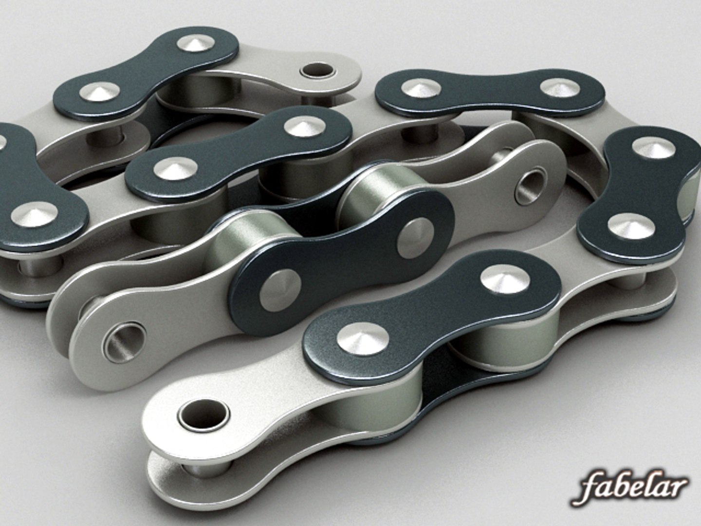 3dsmax bicycle chain links