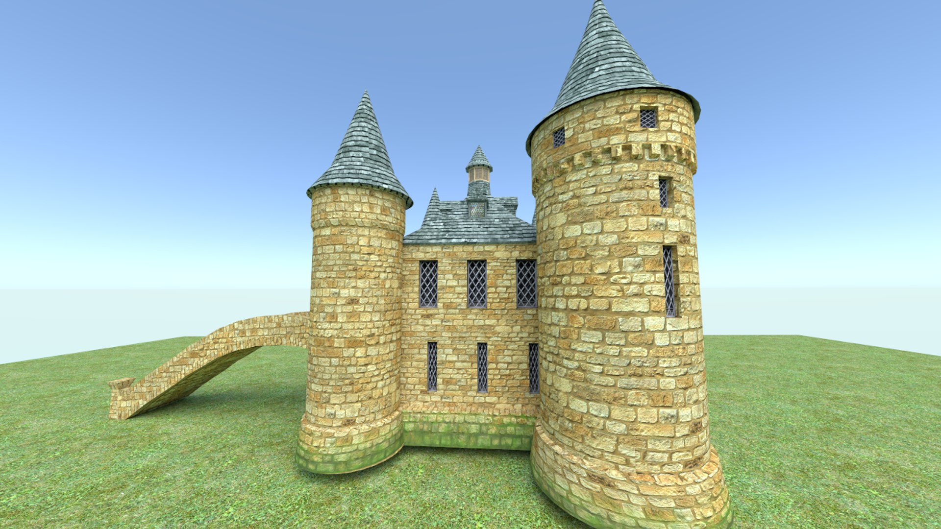 Boldt Castle 3d Model