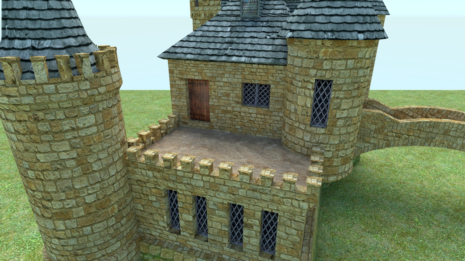 Boldt Castle 3d Model