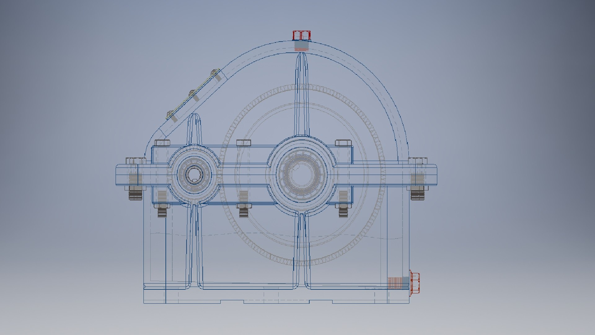 Speed Reducer Gearbox 1 Step 3D - TurboSquid 2258052