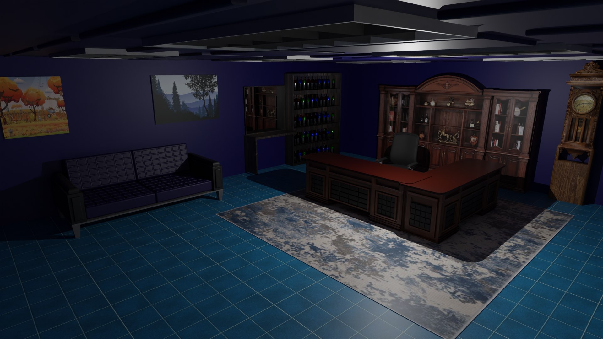 3D Boss Office - TurboSquid 2164800