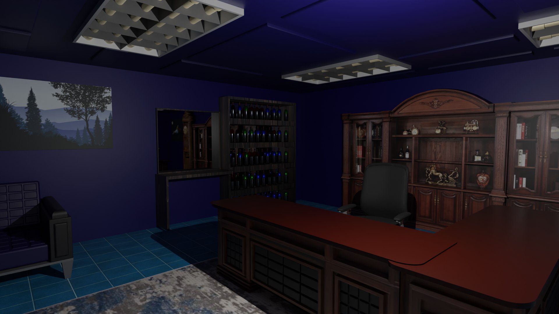 3D Boss Office - TurboSquid 2164800