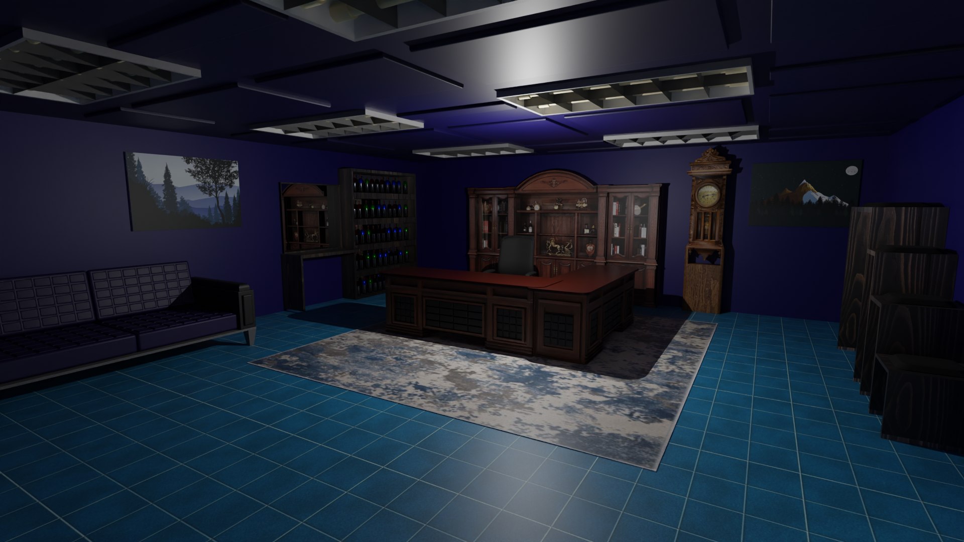3D Boss Office - TurboSquid 2164800