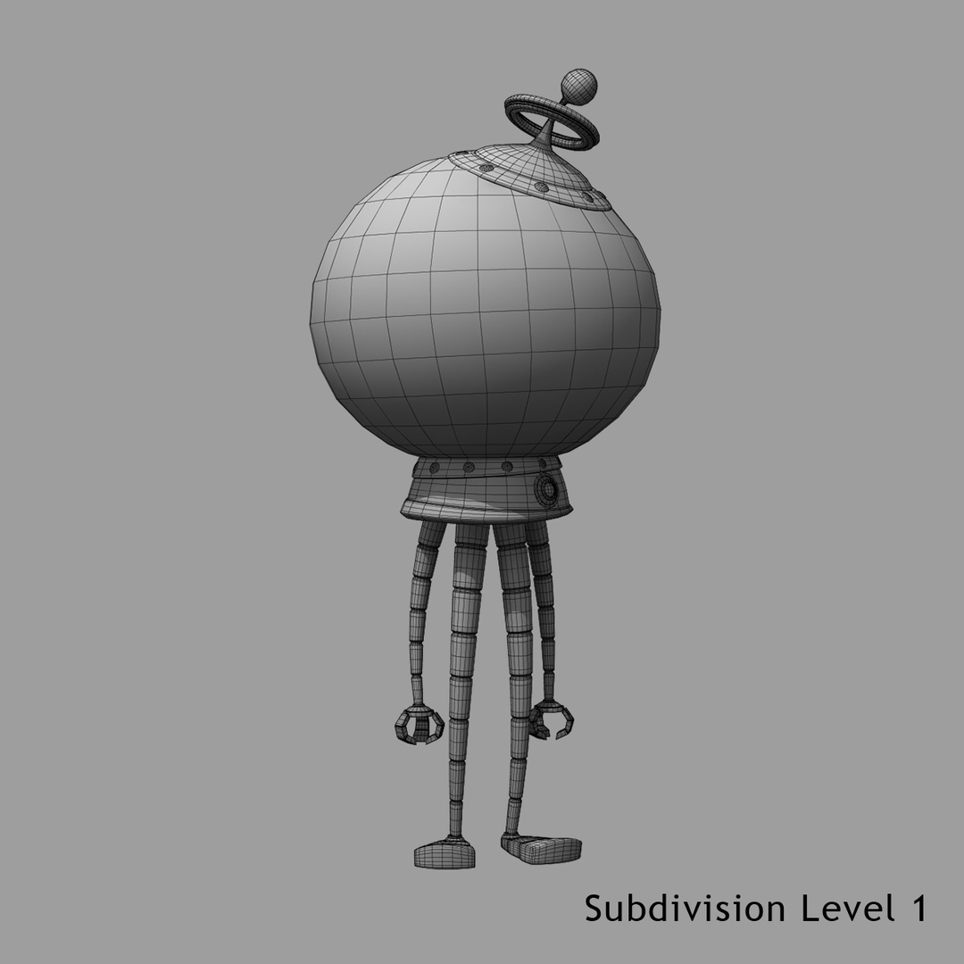 3d alien bobo model