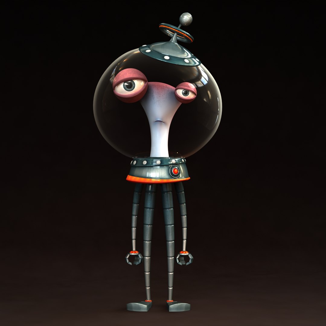 3d Alien Bobo Model