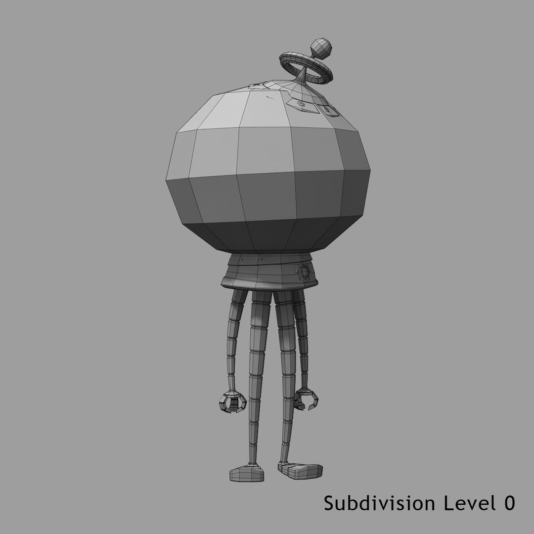 3d Alien Bobo Model