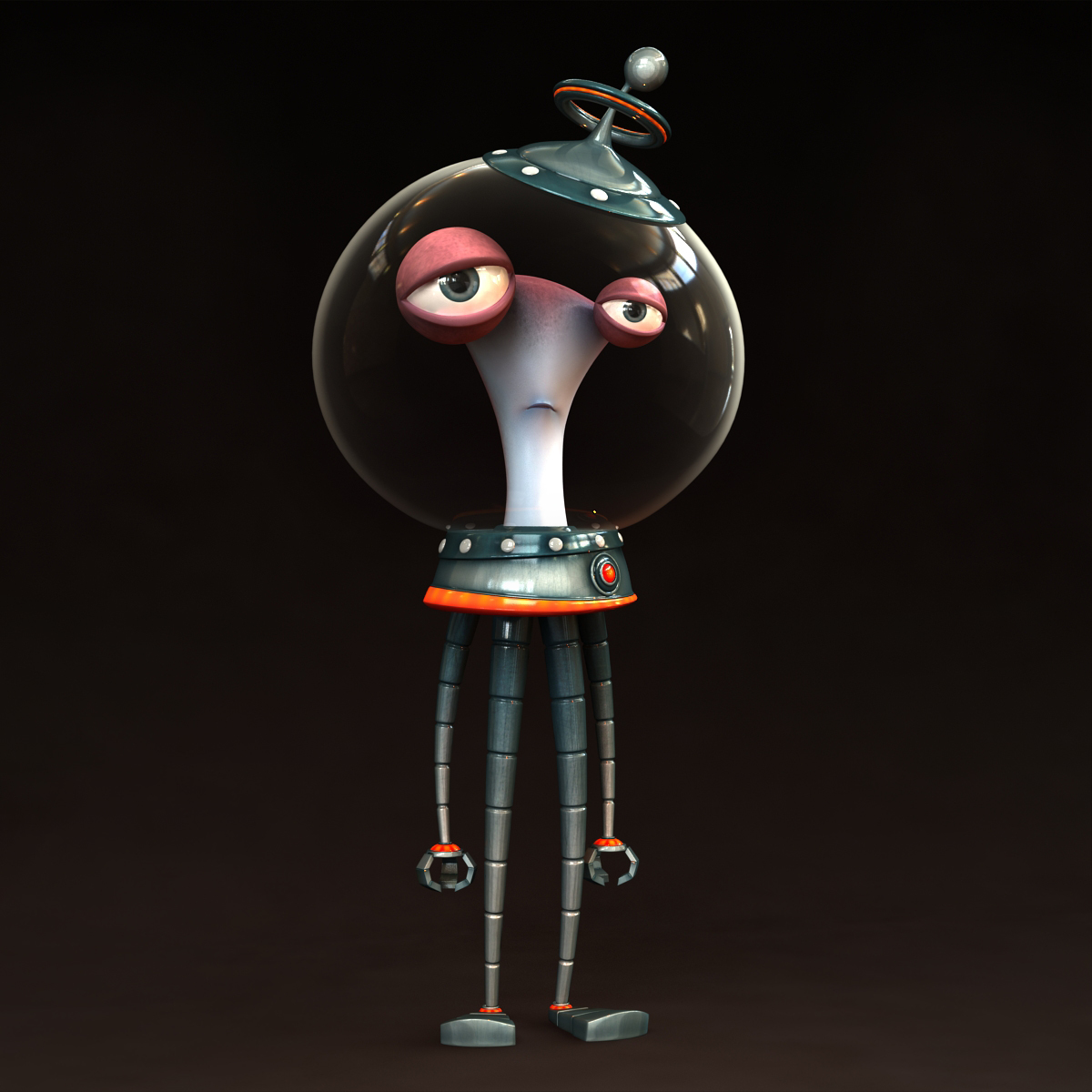 3d alien bobo model