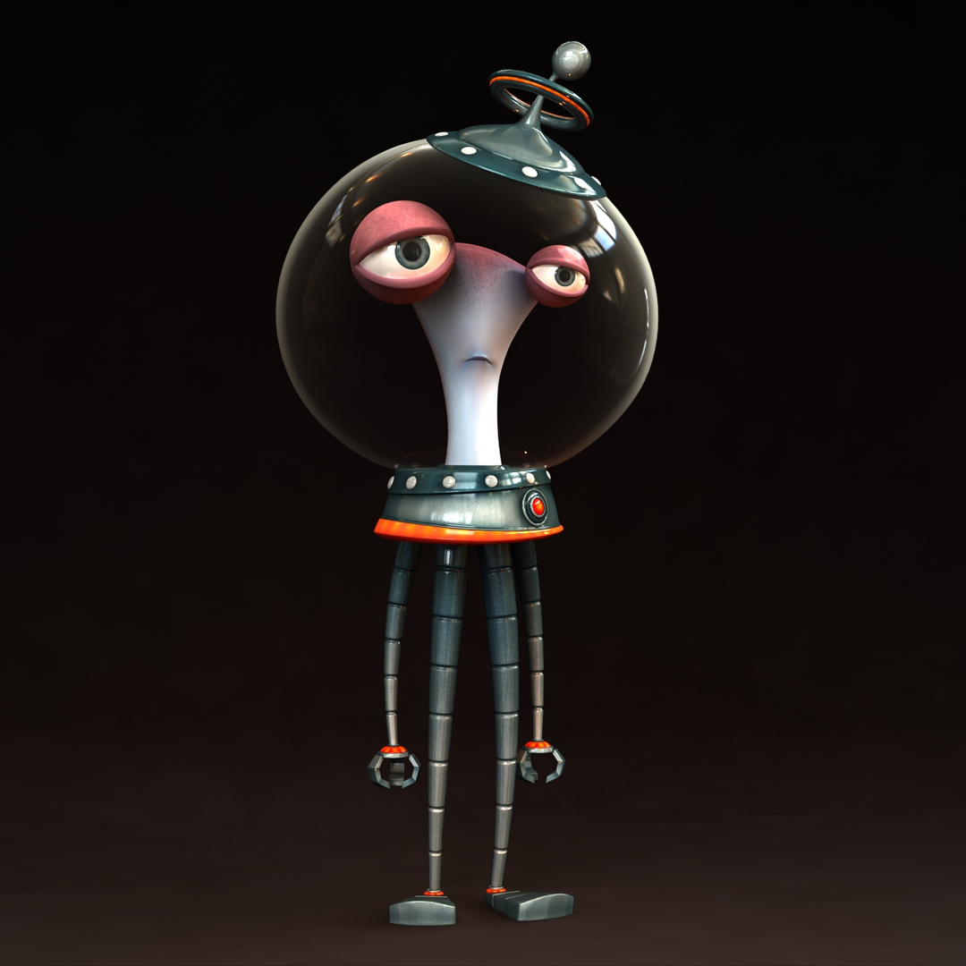 3d alien bobo model