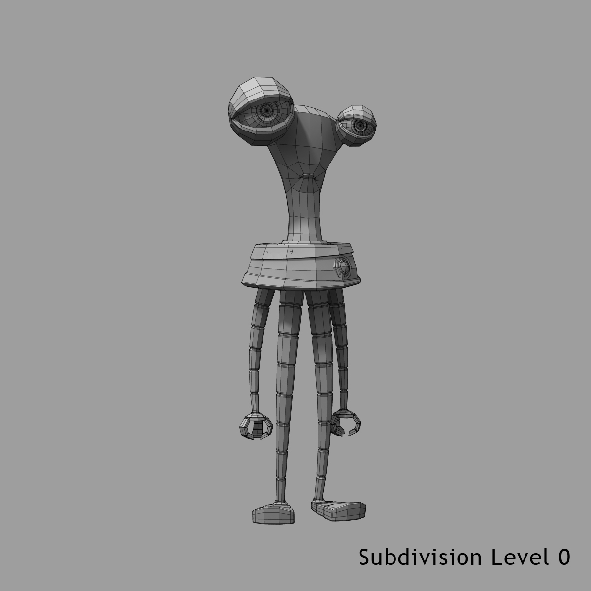 3d alien bobo model