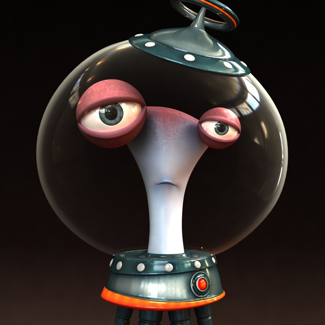 3d Alien Bobo Model