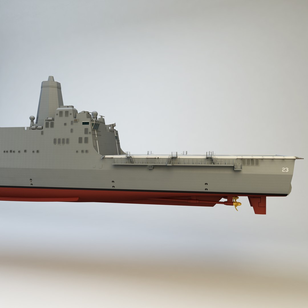 uss anchorage 3d model