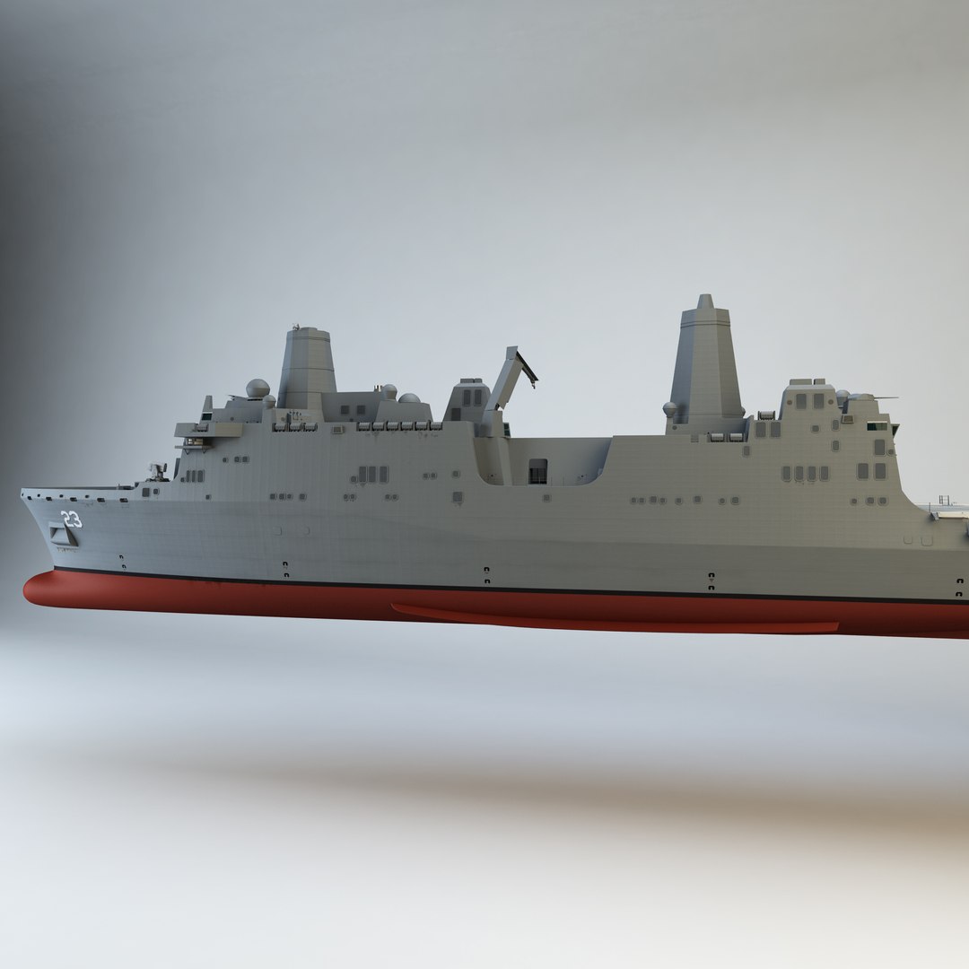 uss anchorage 3d model