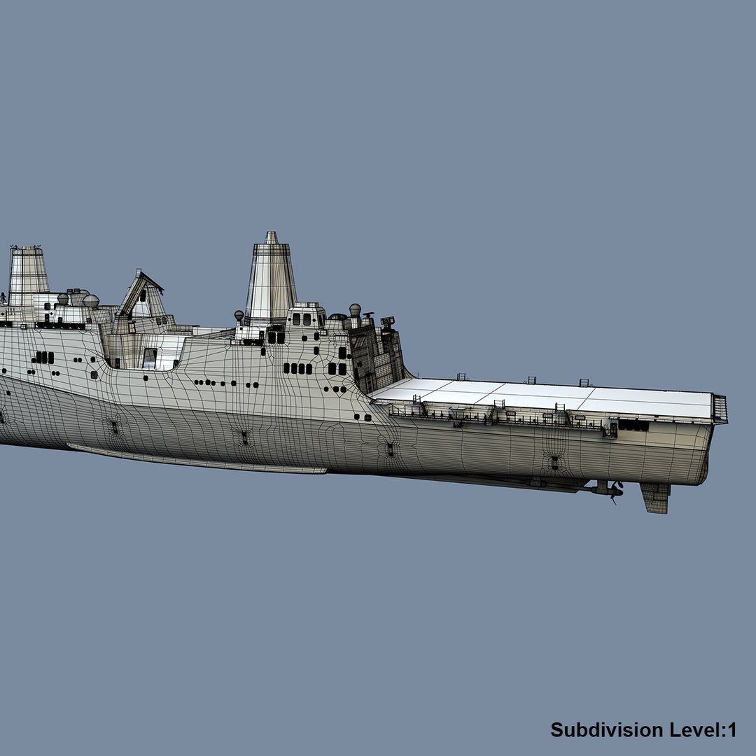 uss anchorage 3d model