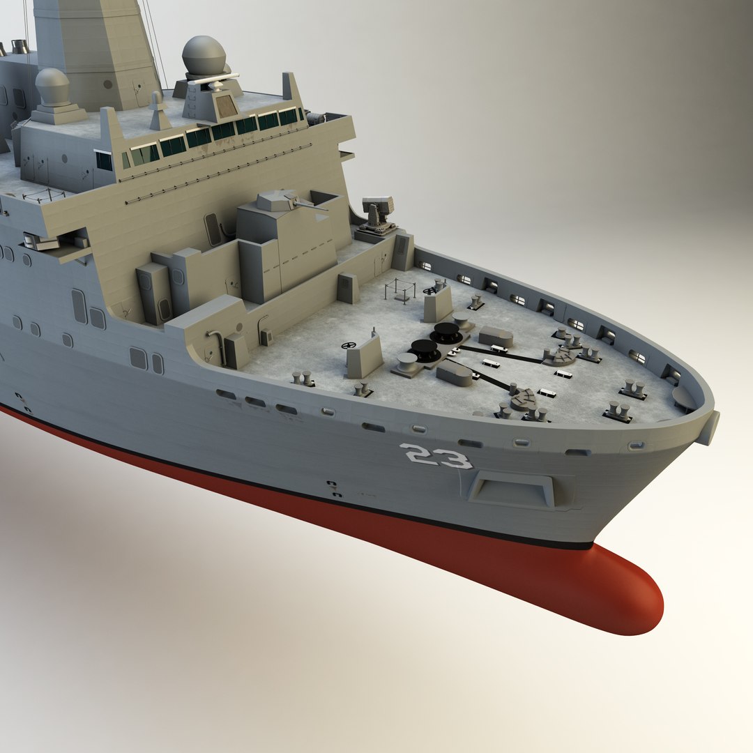uss anchorage 3d model