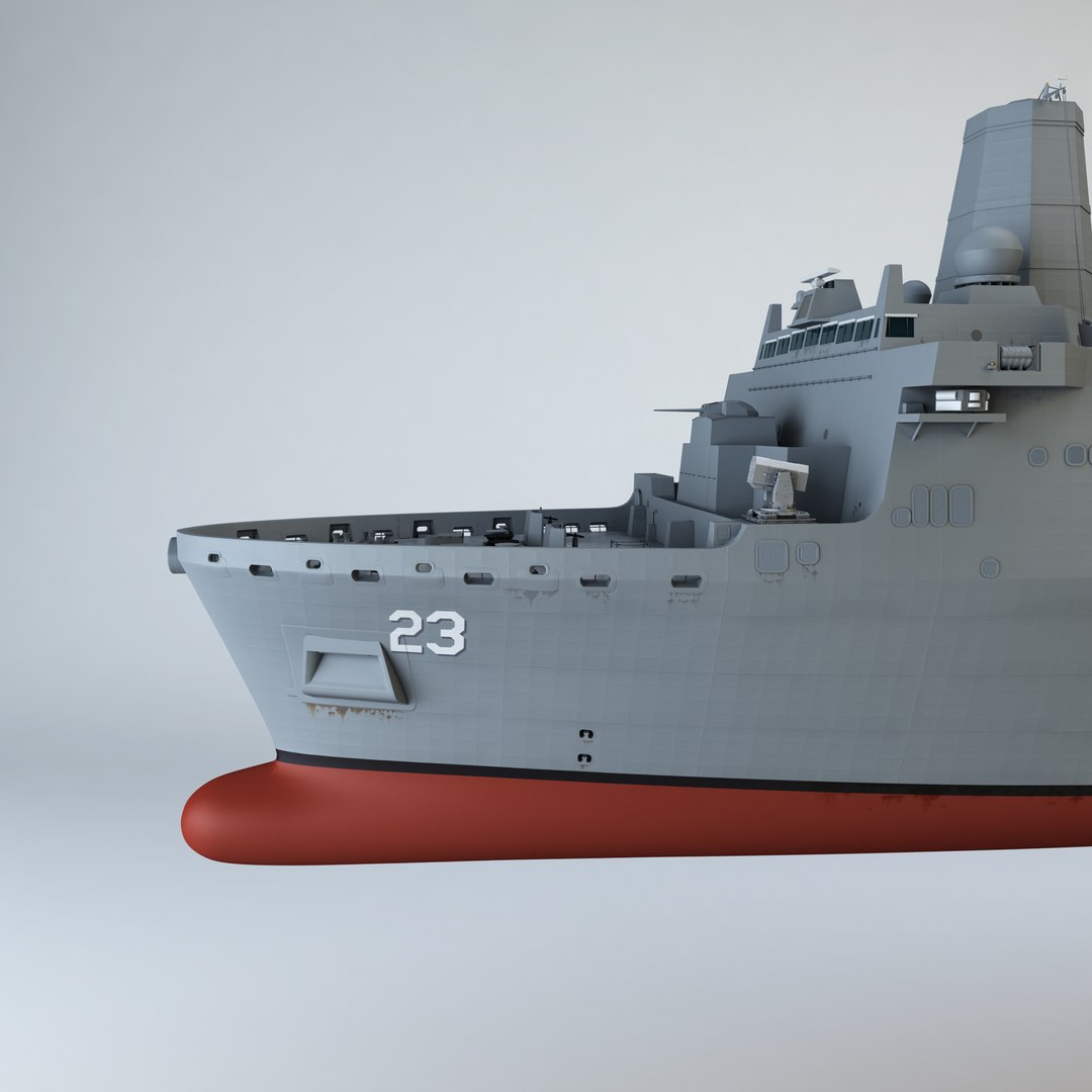 uss anchorage 3d model