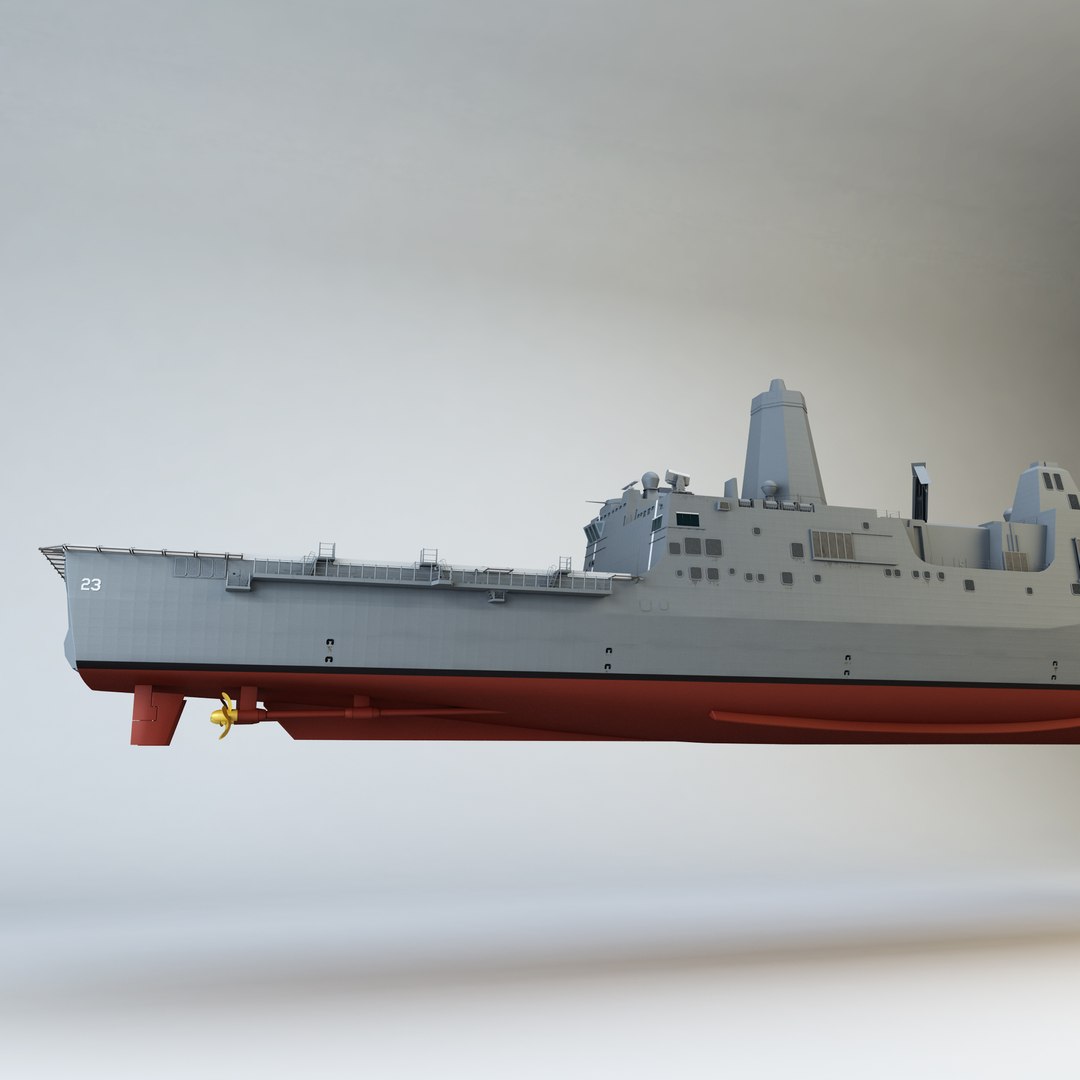 uss anchorage 3d model