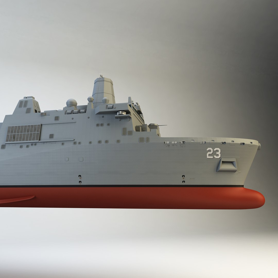 uss anchorage 3d model