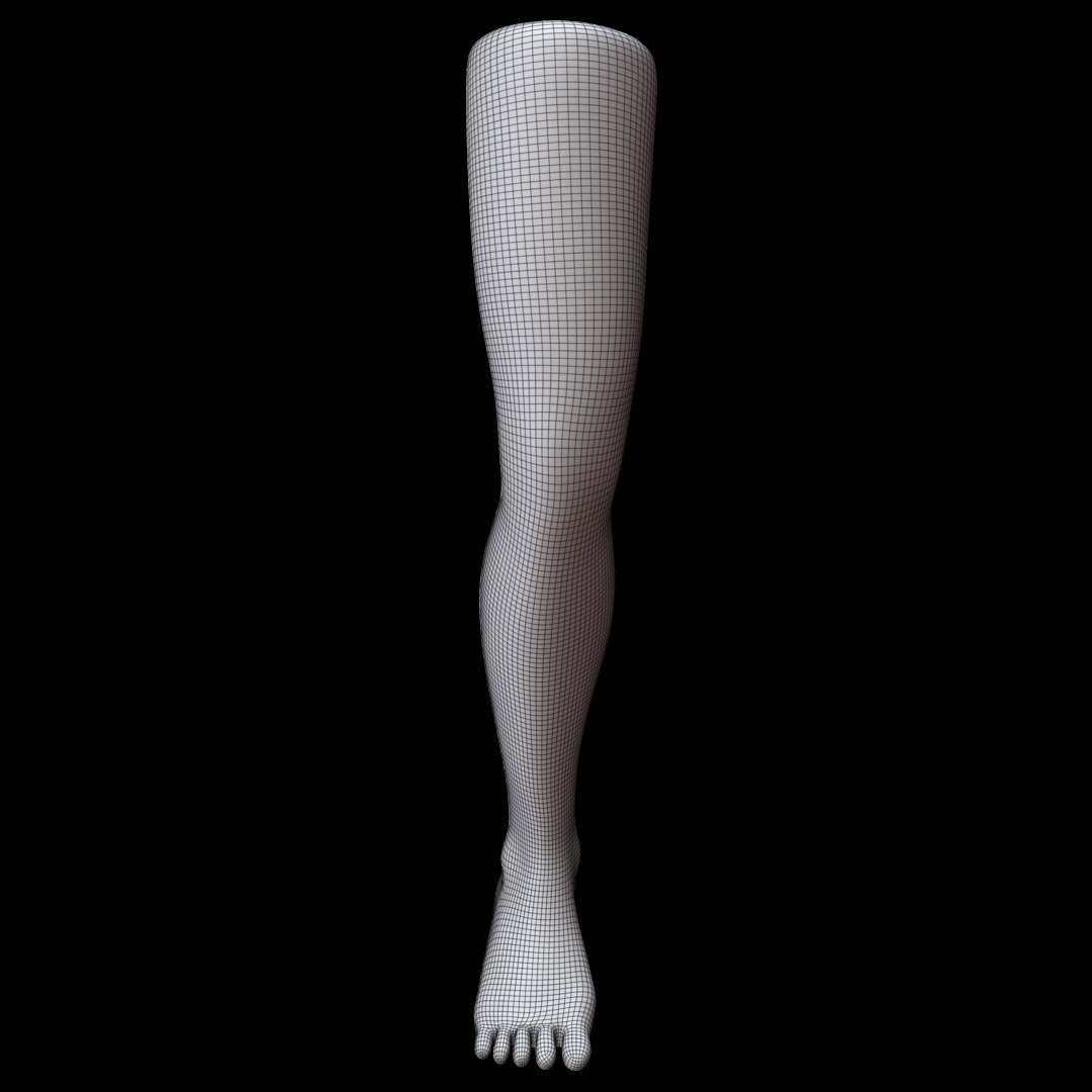 3D Mannequin Foot Man - TurboSquid 1402454
