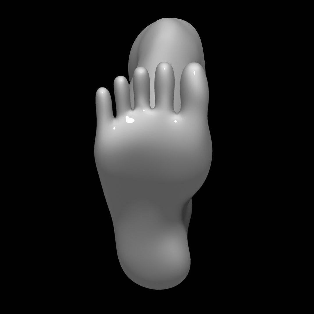 3D Mannequin Foot Man - TurboSquid 1402454