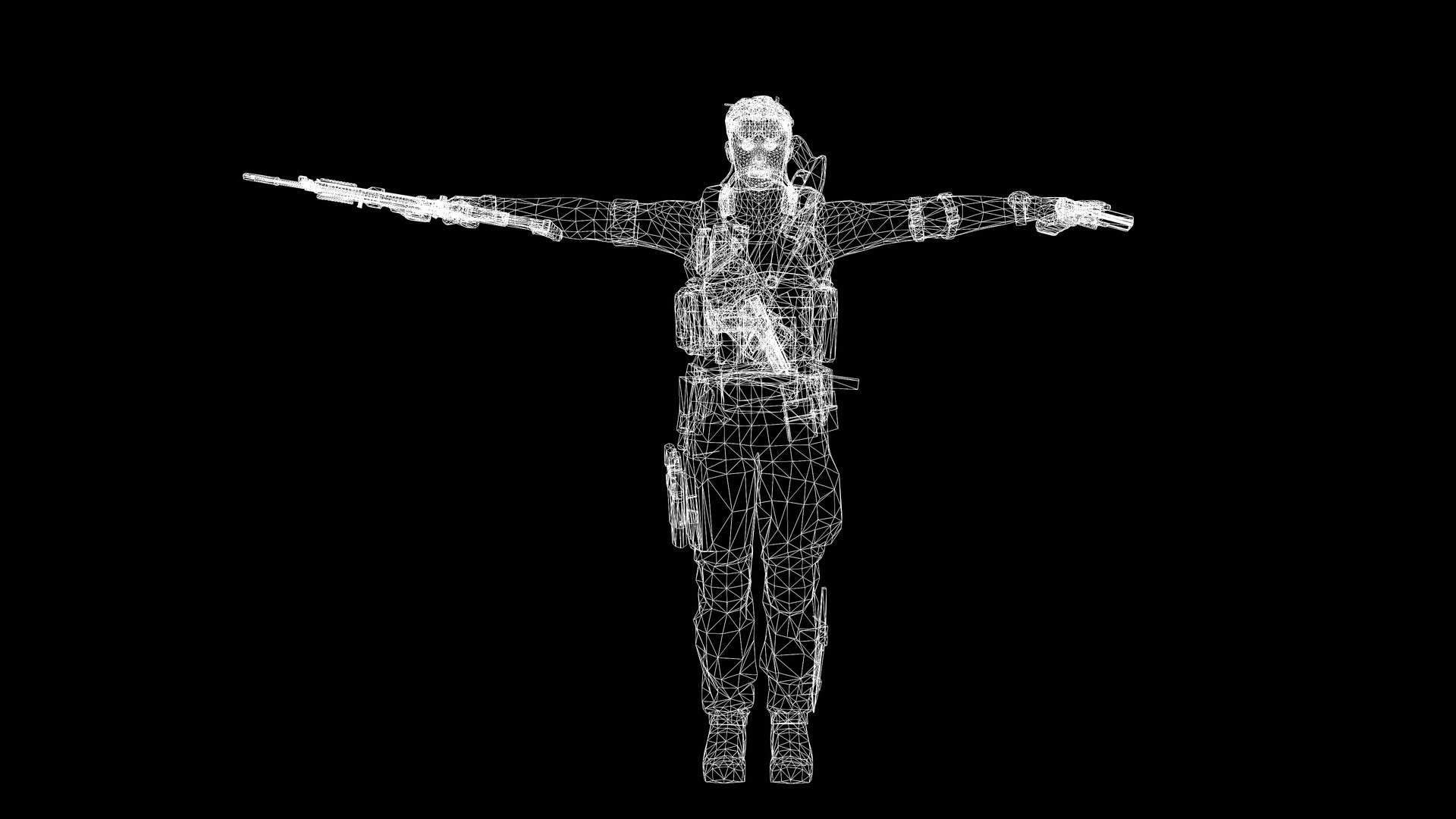 3D Realistic Soldier-military-army-3d Model-12 -Rigged Character Model ...