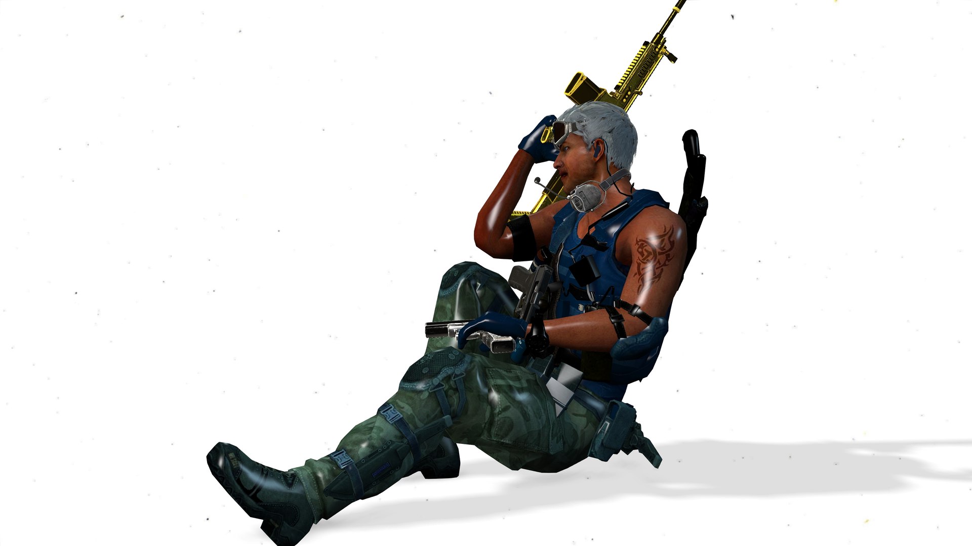 3D Realistic Soldier-military-army-3d Model-12 -Rigged Character Model ...