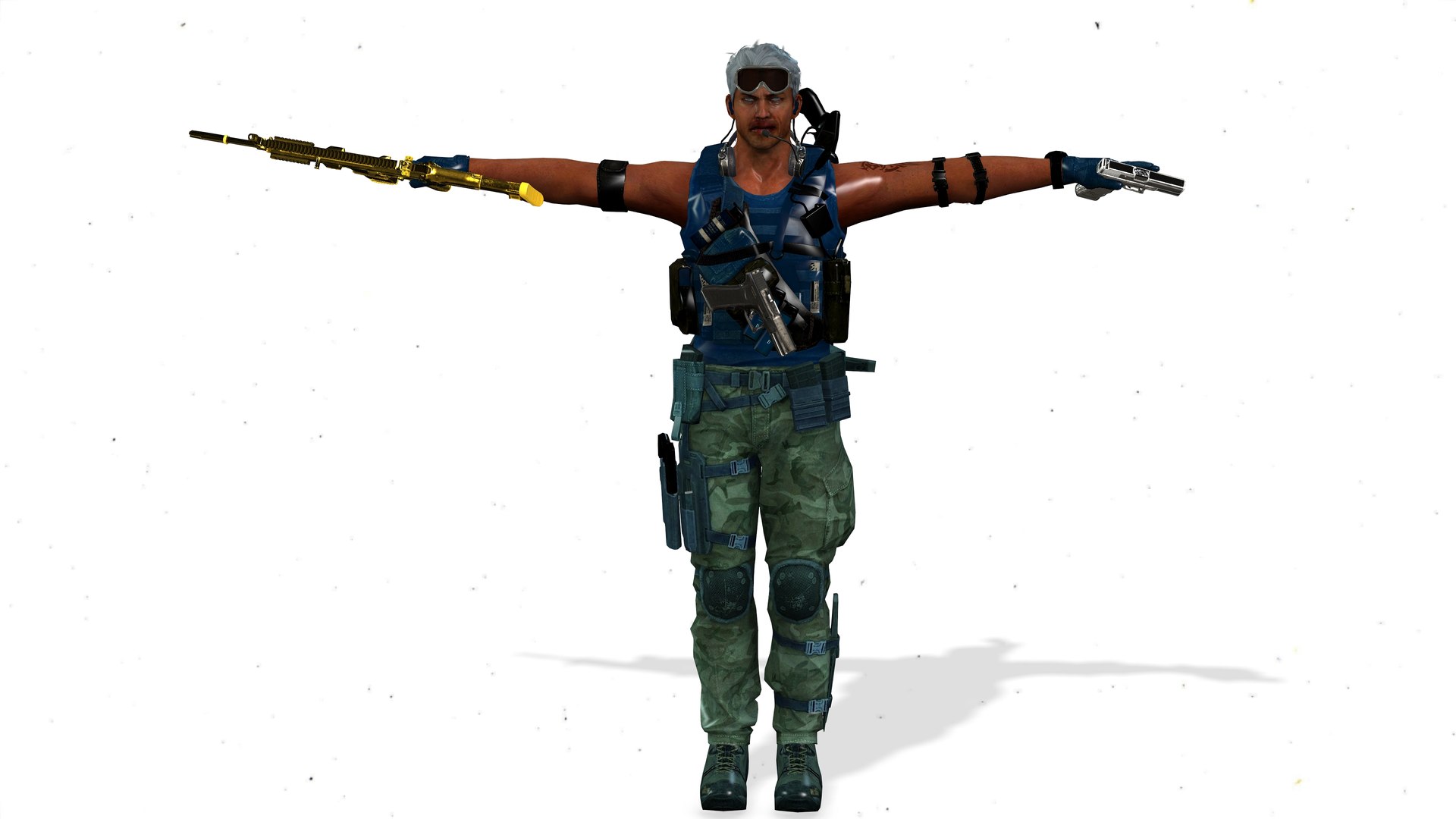 3D Realistic Soldier-military-army-3d Model-12 -Rigged Character Model ...