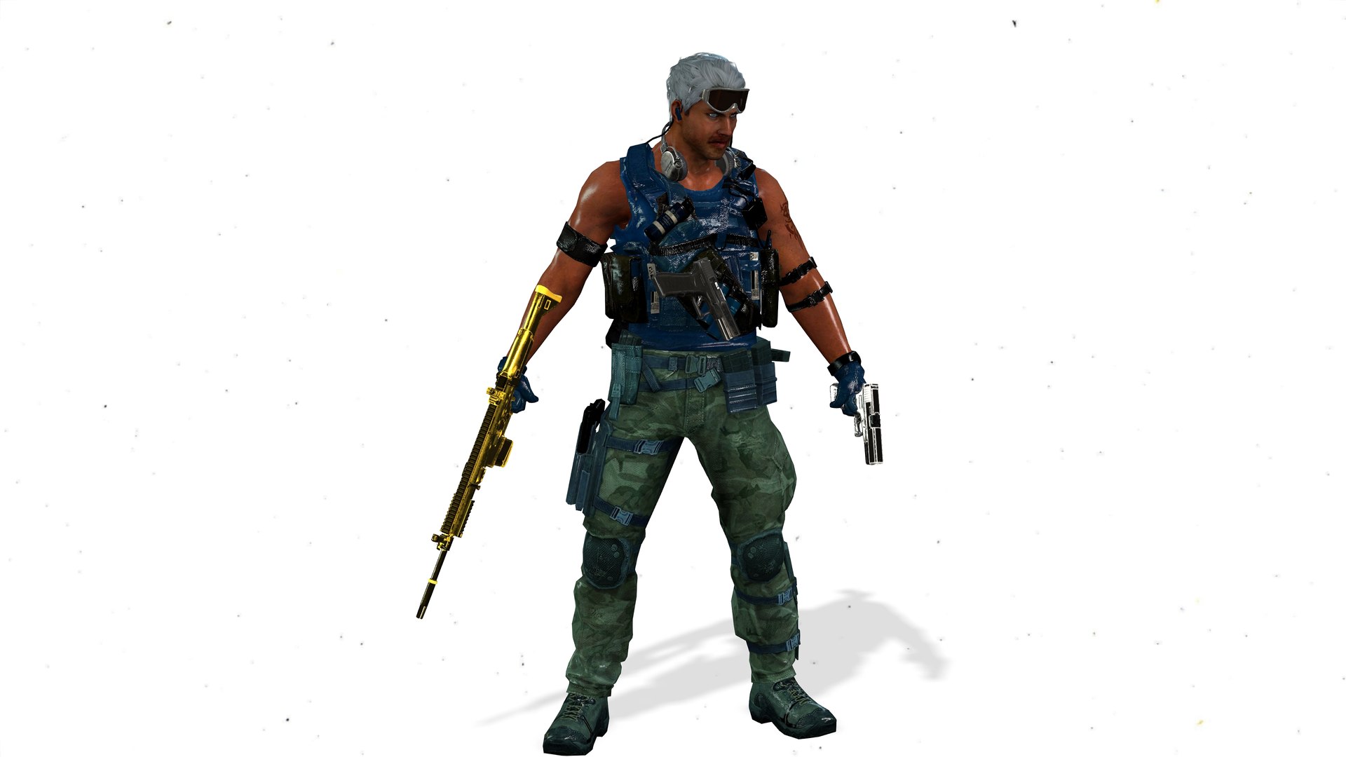 3D Realistic Soldier-military-army-3d Model-12 -Rigged Character Model ...