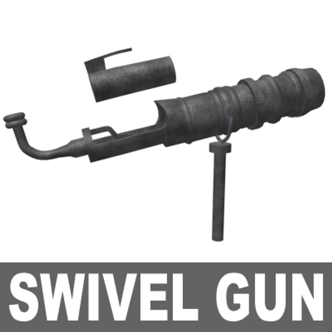 3d Model Swivel Gun